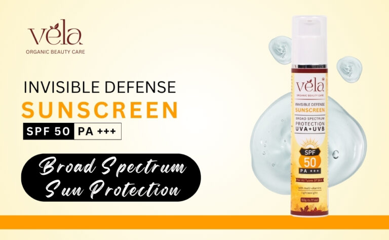 Invisible Defense Sunscreen SPF 50 – 50g – vela
