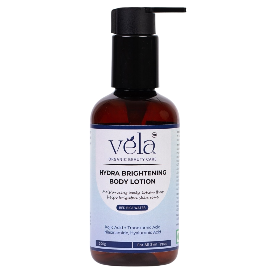 Hydra Brightening Body Lotion with Red Rice Water | 200g – vela