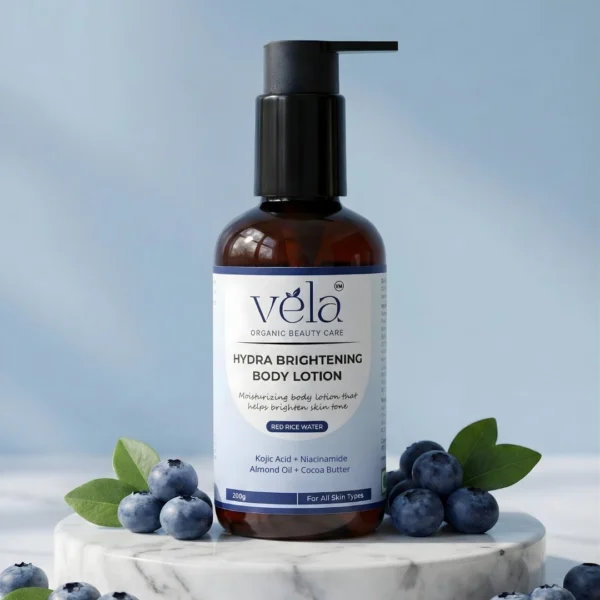 Hydra Brightening Body Lotion with Red Rice Water | 200g – vela